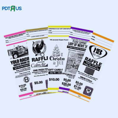 Custom Raffle Tickets | Standard Raffle Ticket | USA